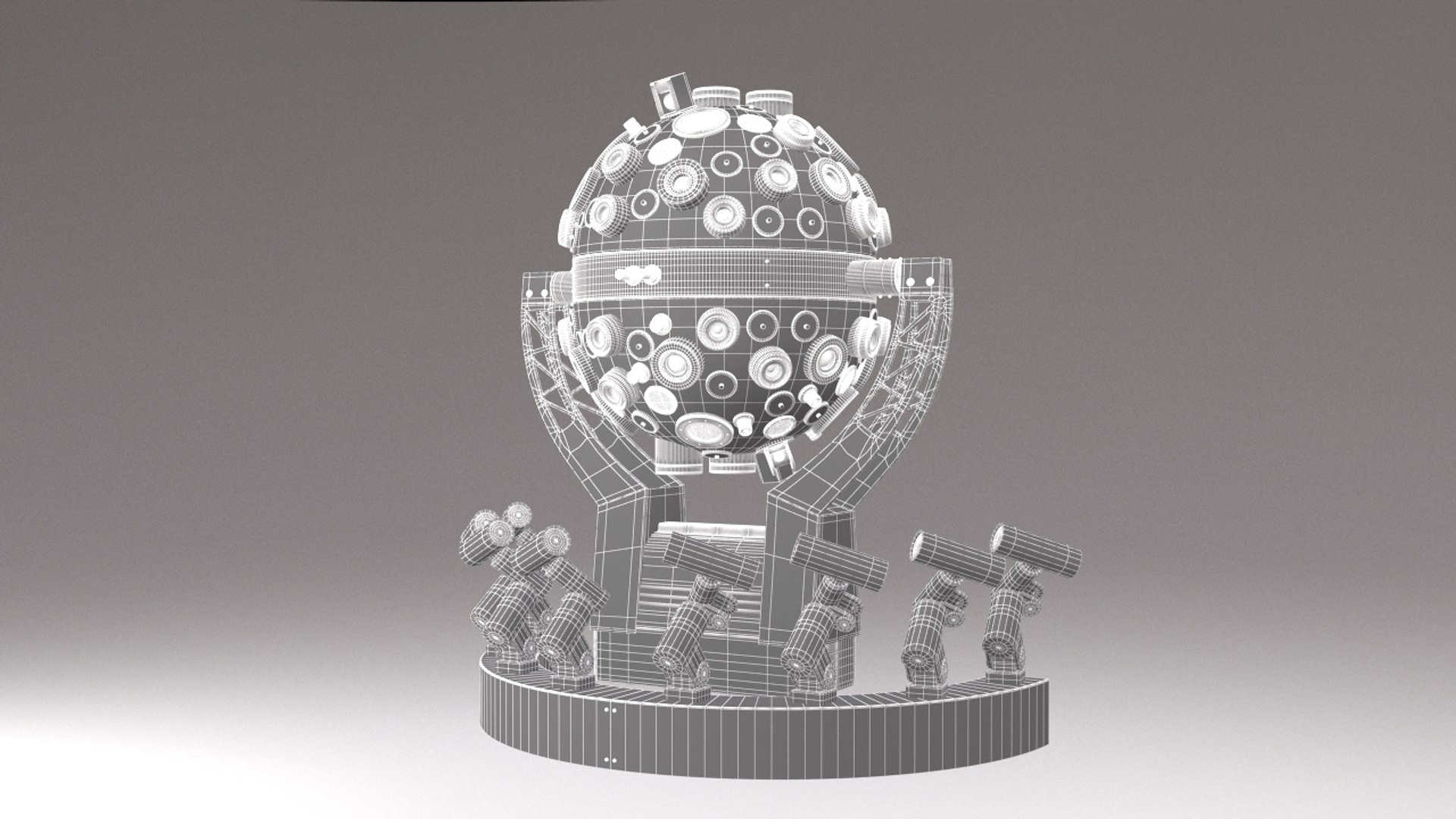 3d Model Planetarium Projector