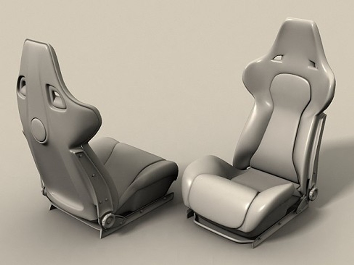 Recaro Racing Seat 3d Model
