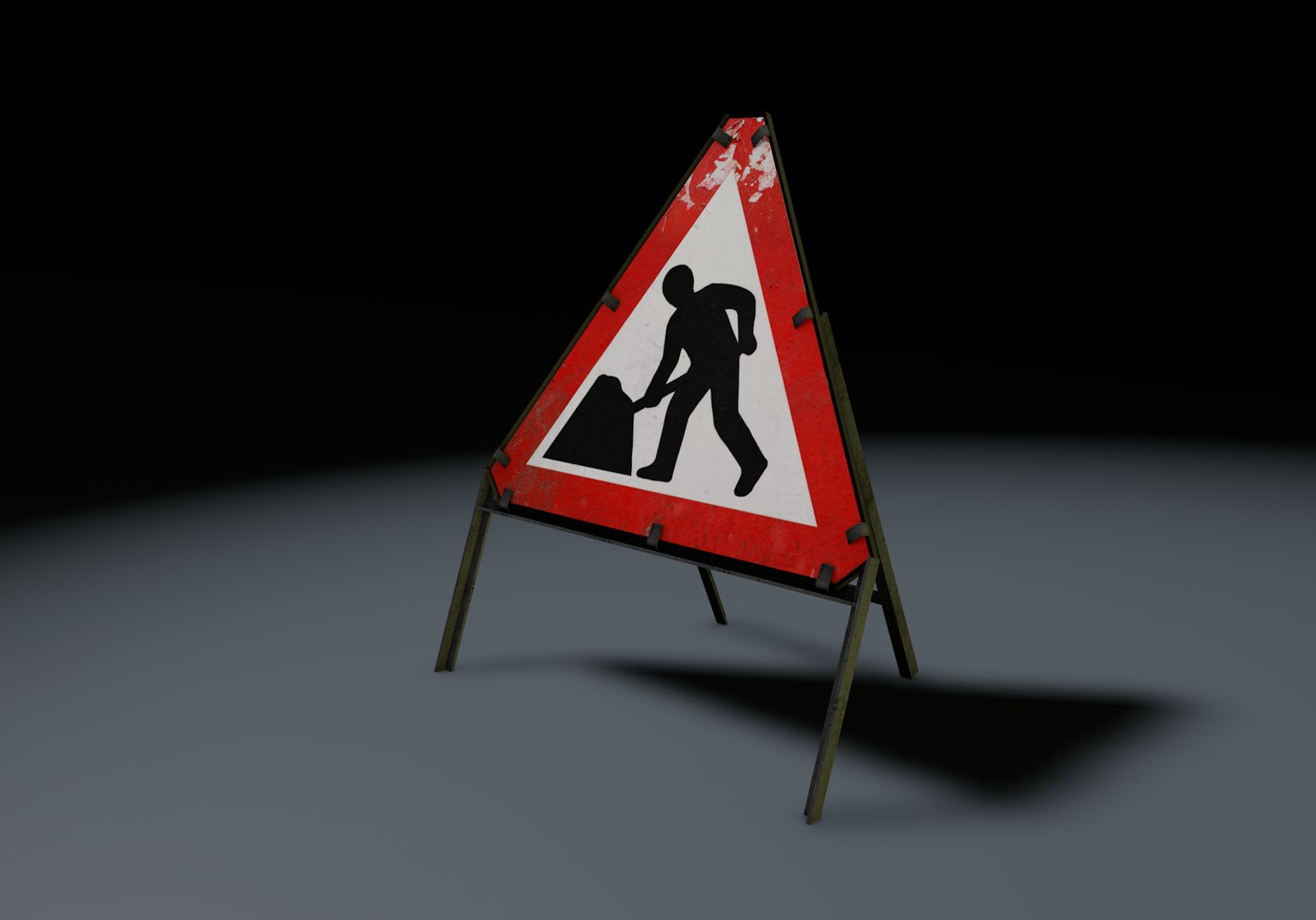 road men work 3d model