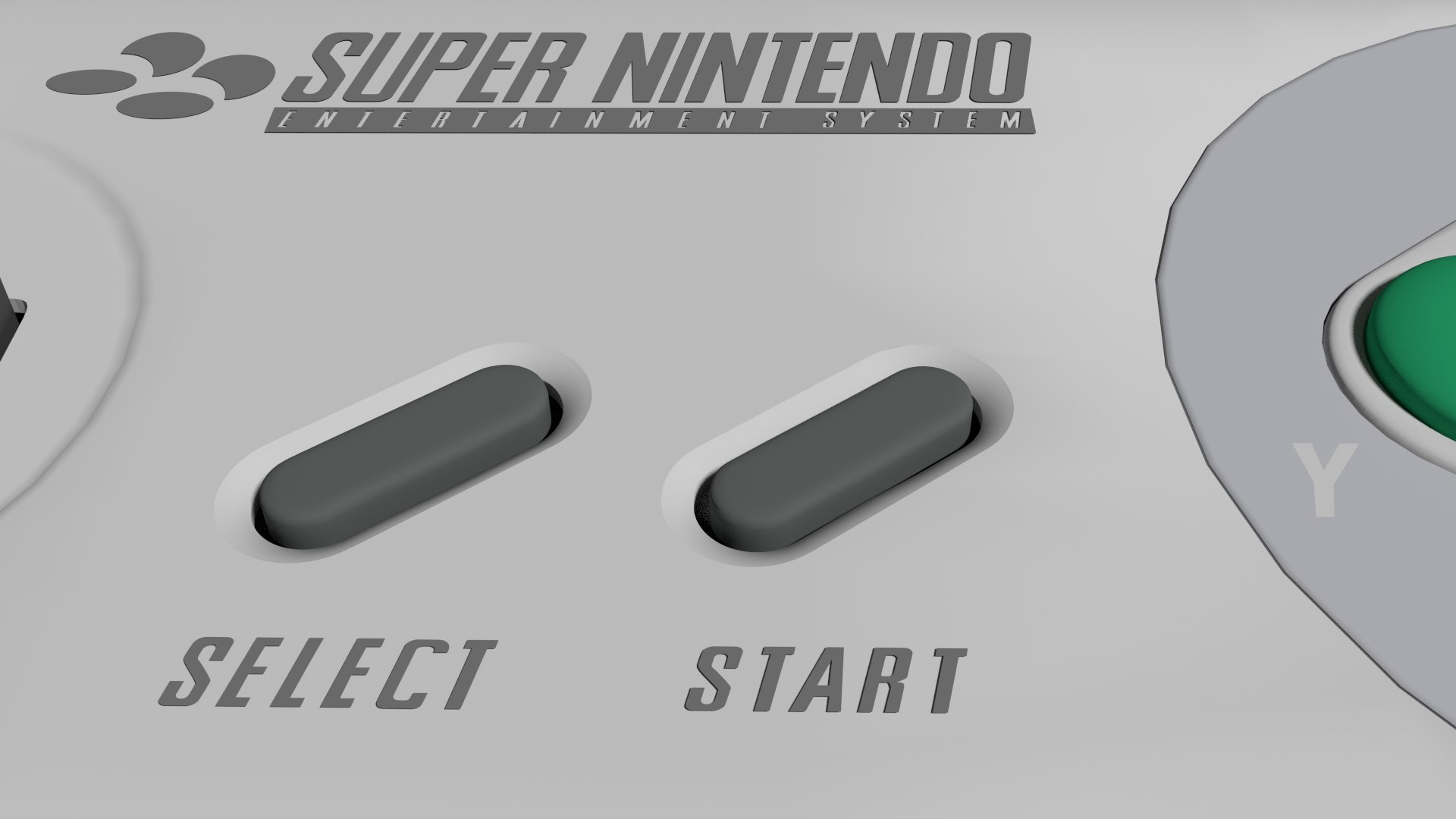 Pal Snes Controller 3d Blend