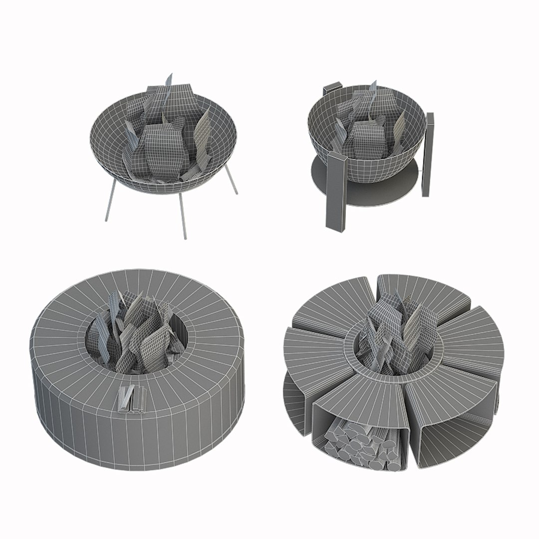 3D Model Modern Outdoor Pits - TurboSquid 1564310