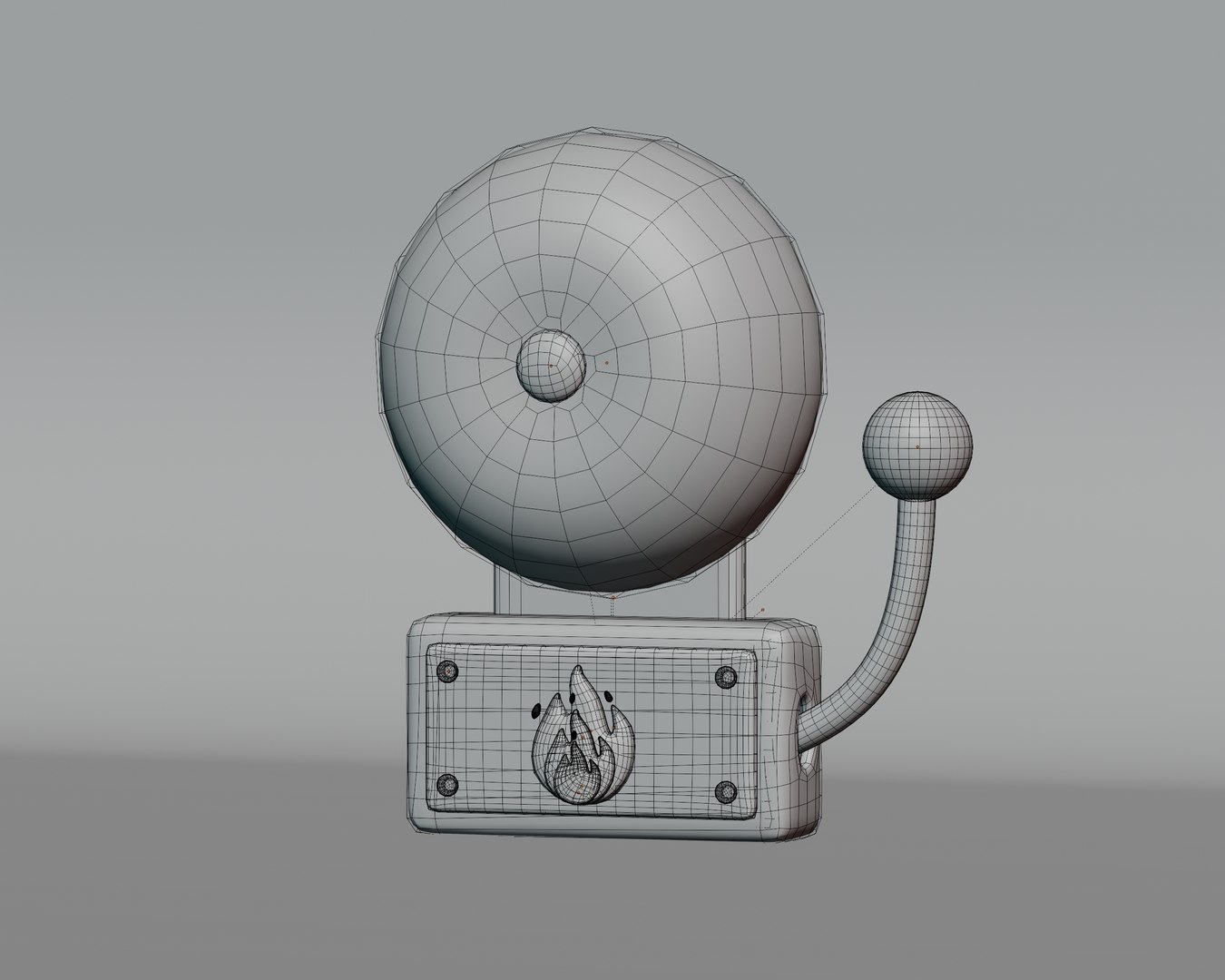 3D Cartoon Fire Alarm 3D Model - TurboSquid 2470117