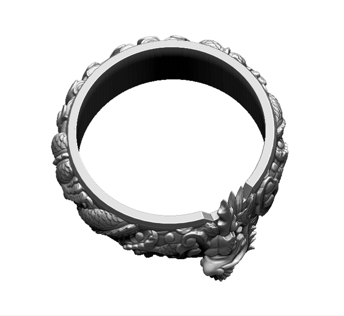 3D Dragon Ring Printable Model - TurboSquid 1563586