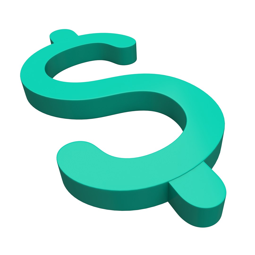 3D Dollar Symbol Cartoon Model - TurboSquid 2026574