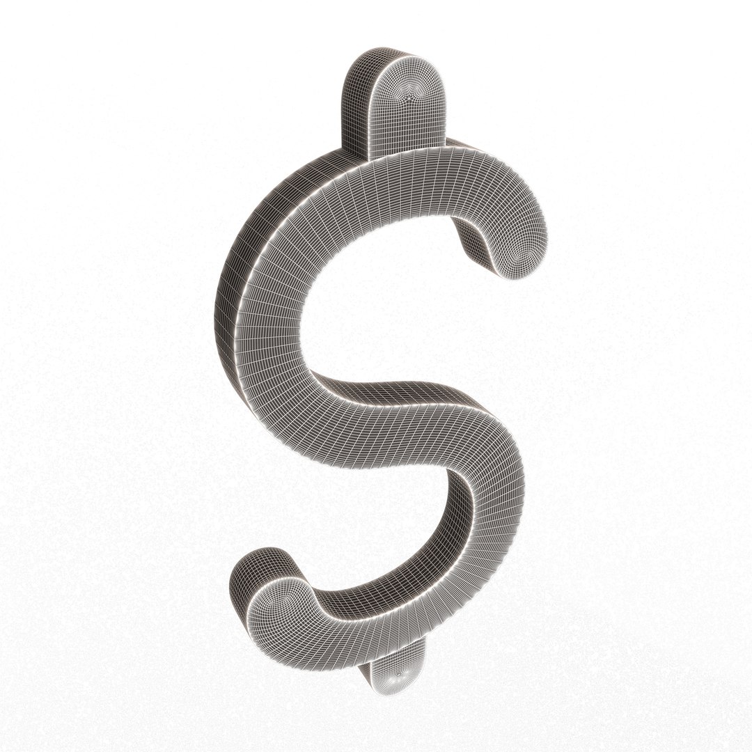 3D Dollar Symbol Cartoon Model - TurboSquid 2026574