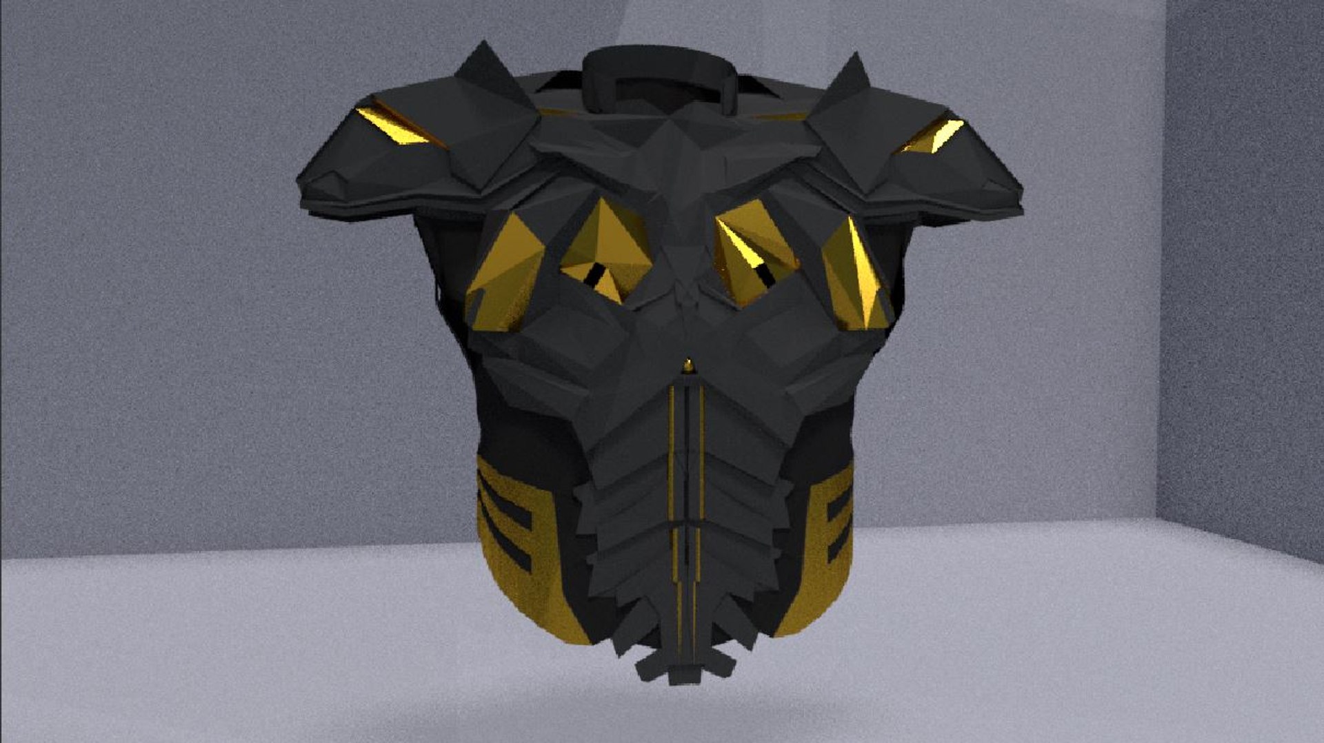 3D Model Futuristic Chest Armor - TurboSquid 1447607