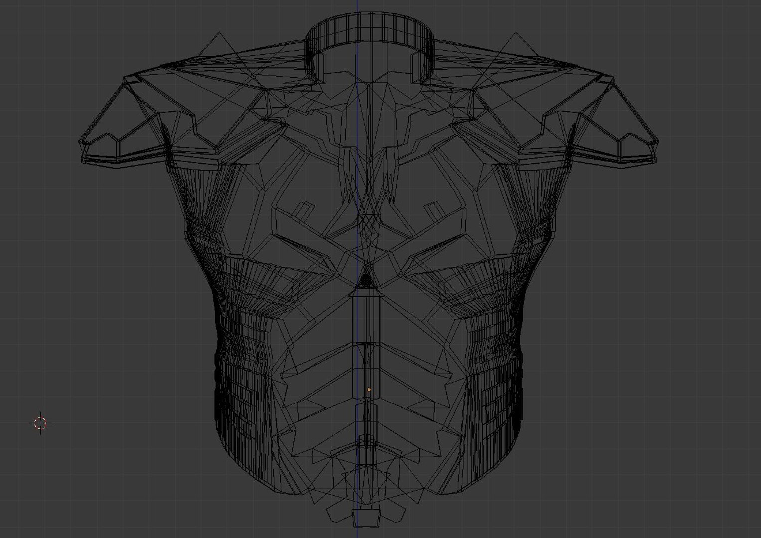 3D Model Futuristic Chest Armor - TurboSquid 1447607