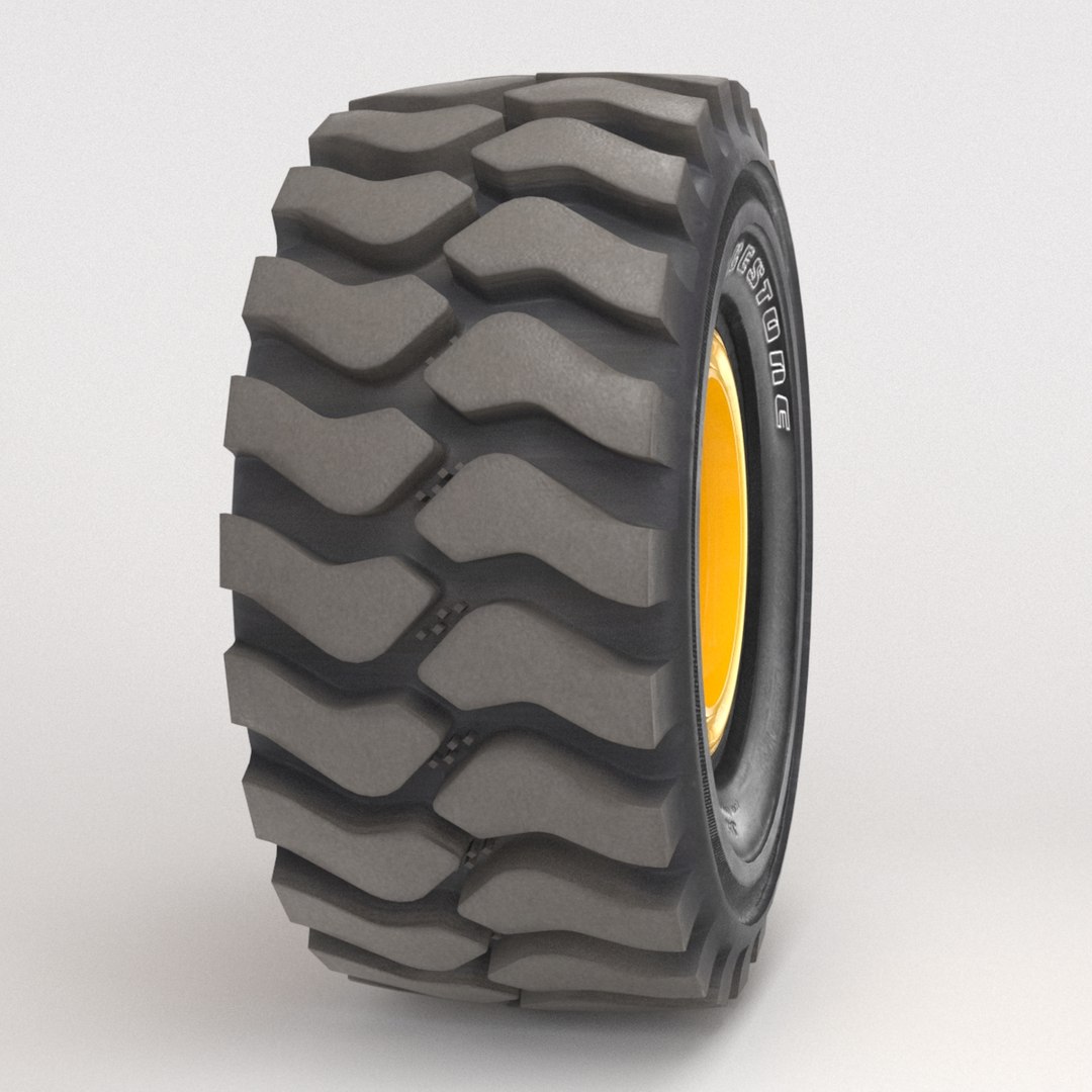 Tire Bridgestone Vsnt 35-65r33 3d Model