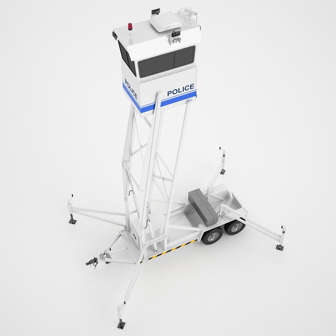 3d x police tower