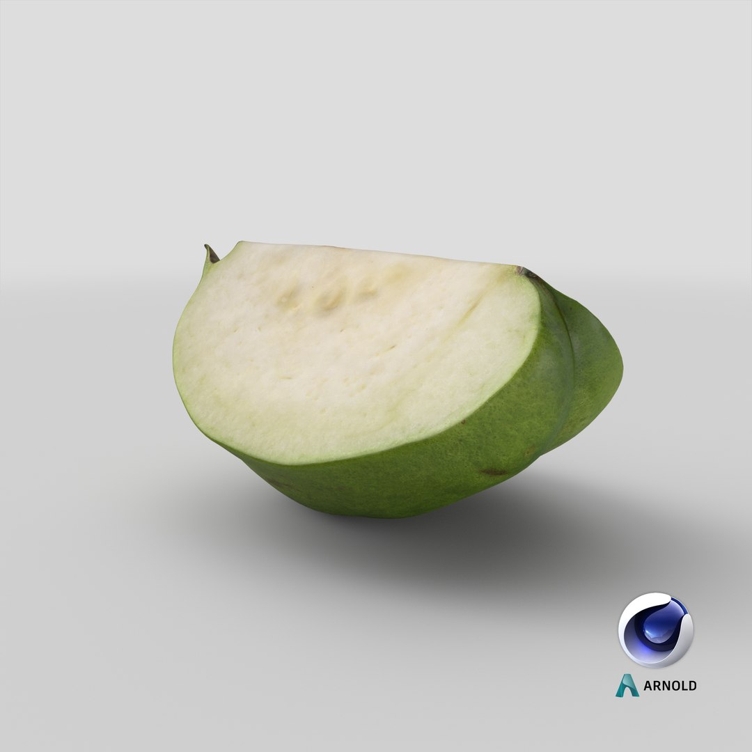 Guava Slice 3D model - TurboSquid 1756026