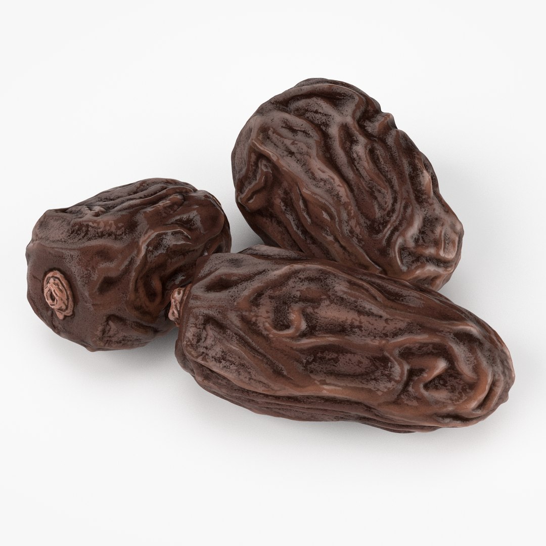 3d Model Realistic Dates Real