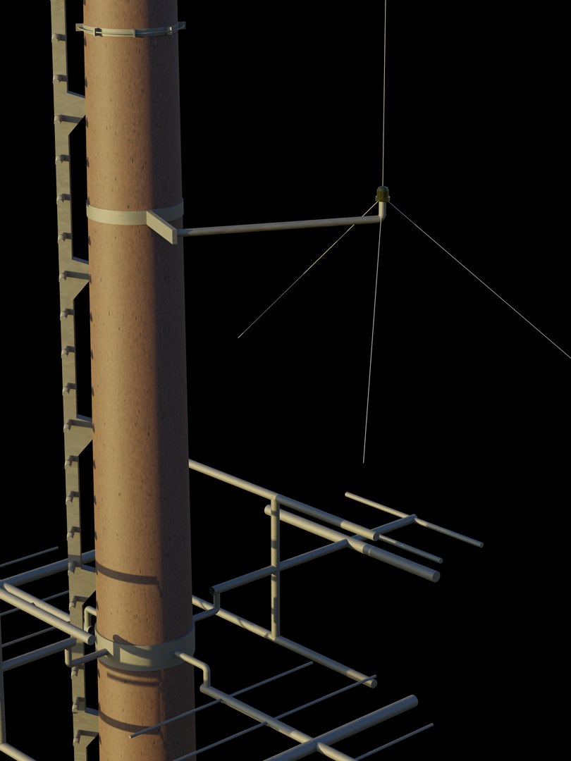 Small Military Radio Transmission Mast Limberg 3D - TurboSquid 2171354