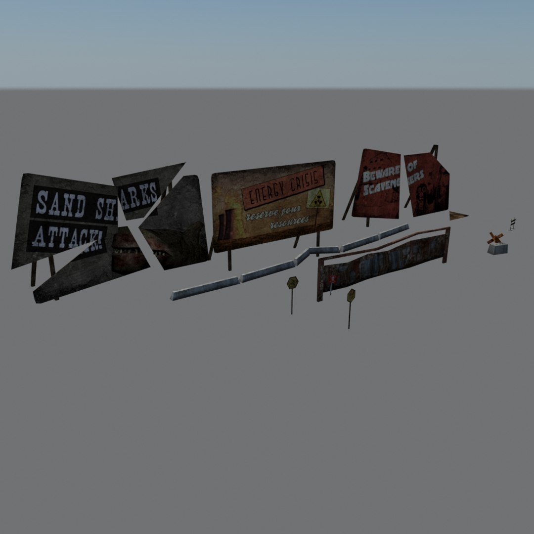 3d Signs Model