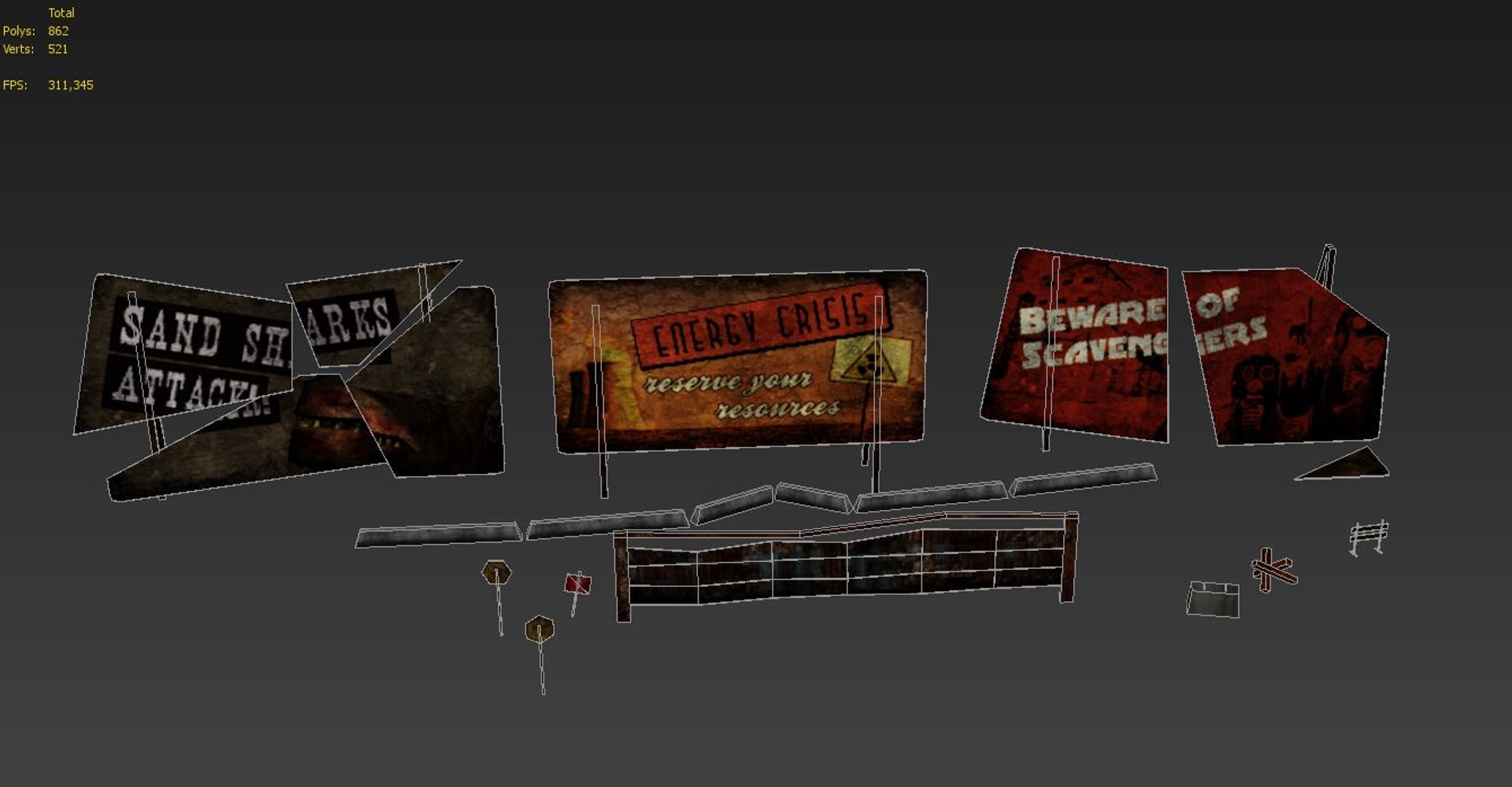 3d Signs Model