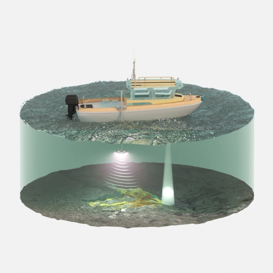 Speedboat for depth measurement Bathymetry 3D model - TurboSquid 1915226