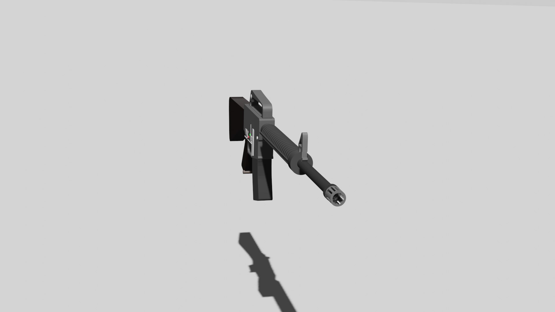 M16 Rifle In Blender Model - TurboSquid 2046074