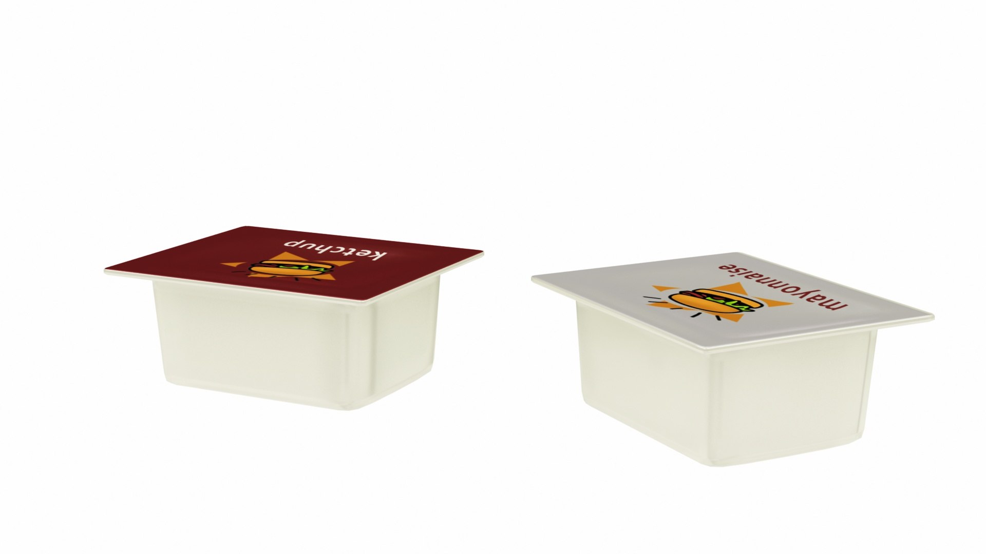 3D burger chicken menu model - TurboSquid 1678982