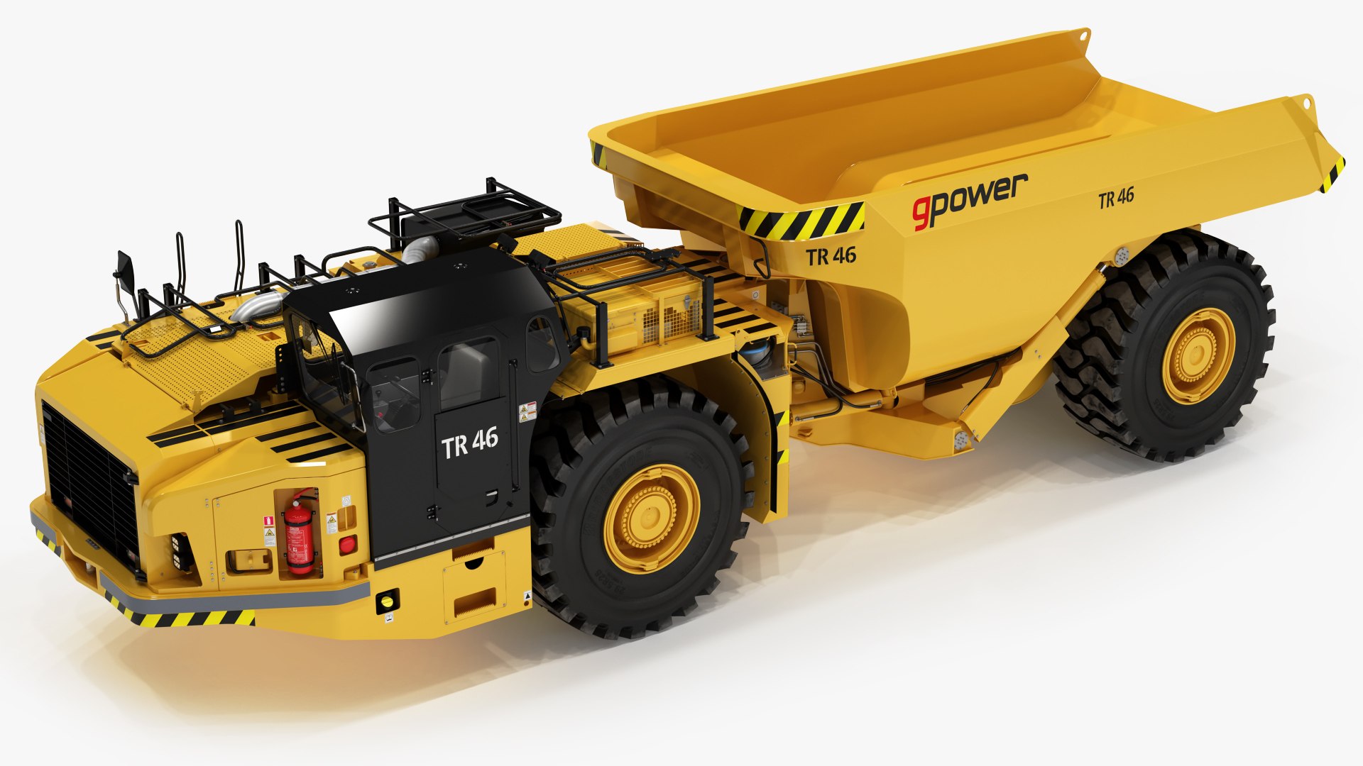 3D Underground Articulated Mining Dumptruck Model - TurboSquid 2080167