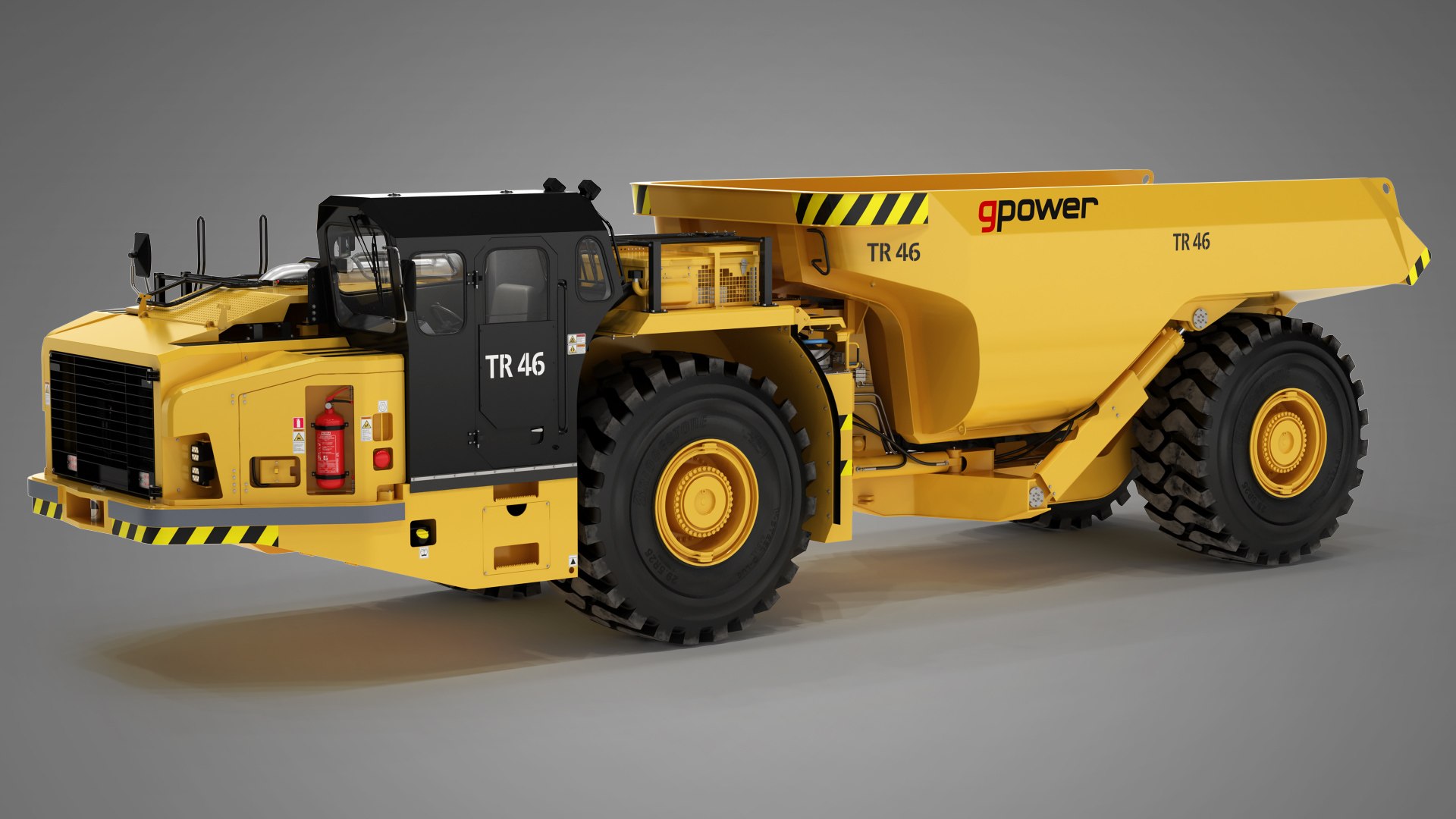 3D Underground Articulated Mining Dumptruck model - TurboSquid 2080167