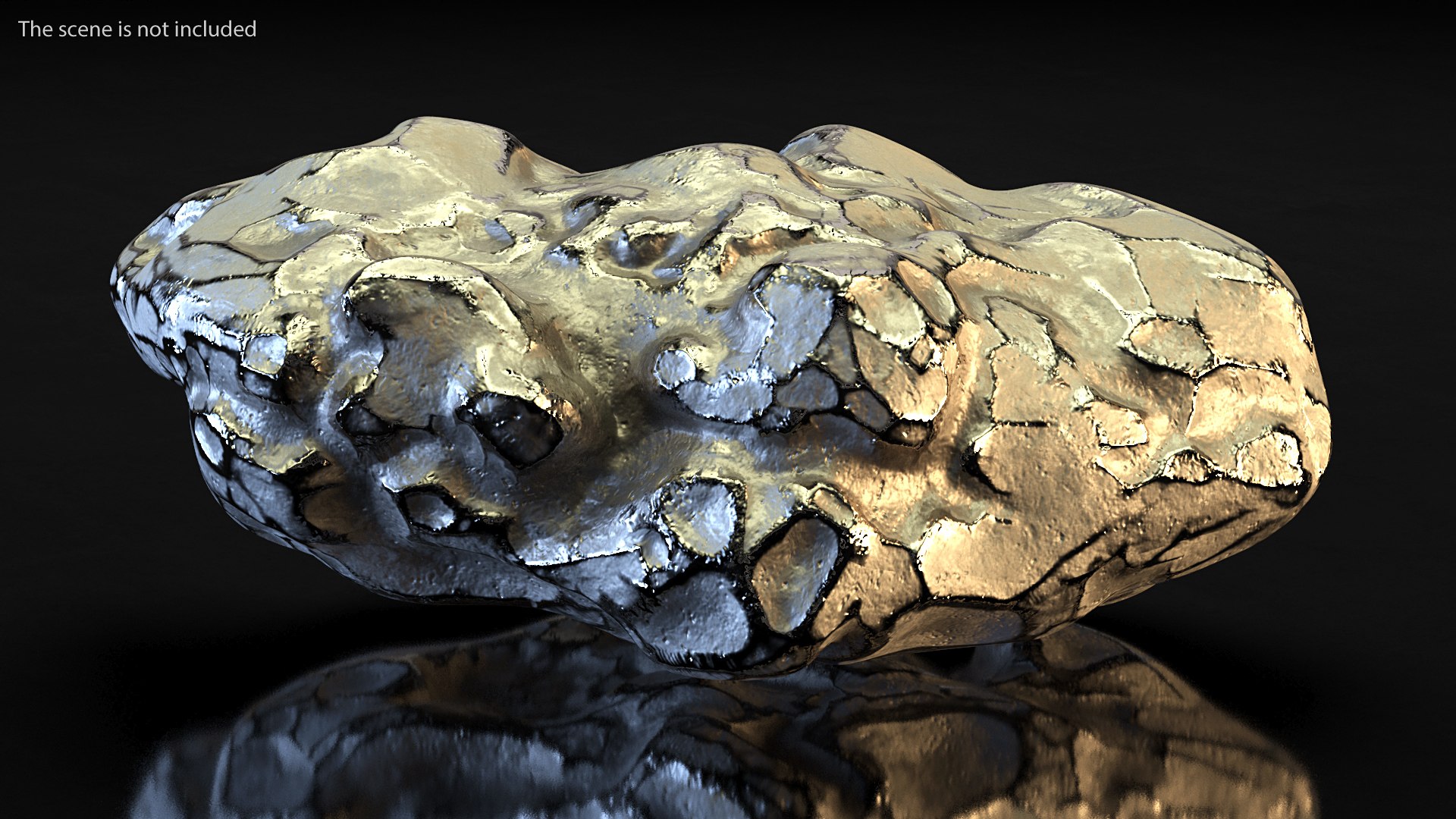 Silver Natural Mineral 3D Model - TurboSquid 1765240