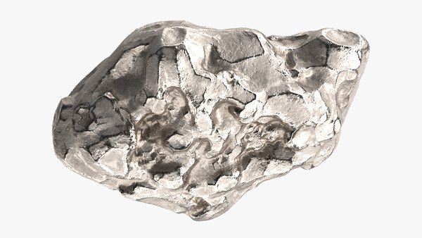 Silver Natural Mineral 3D model - TurboSquid 1765240