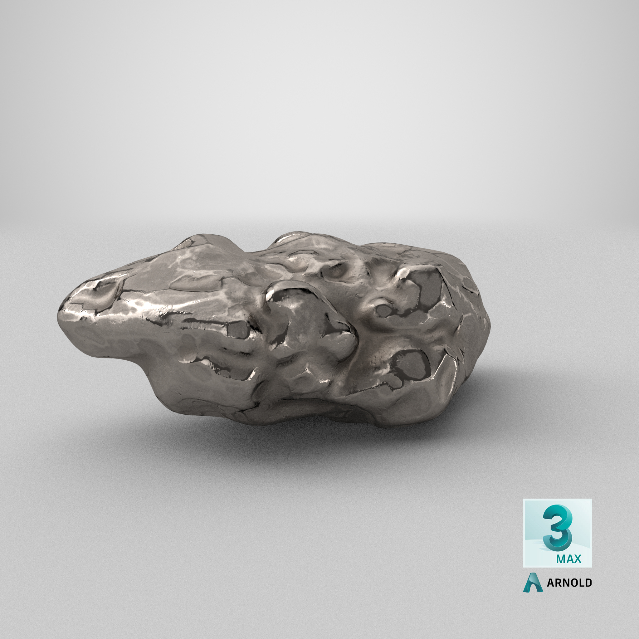 Silver Natural Mineral 3D model - TurboSquid 1765240