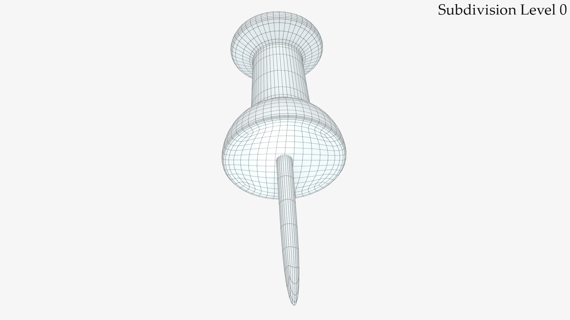 3d Model Pushpin Pin