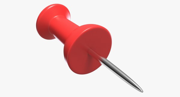 3d model pushpin pin