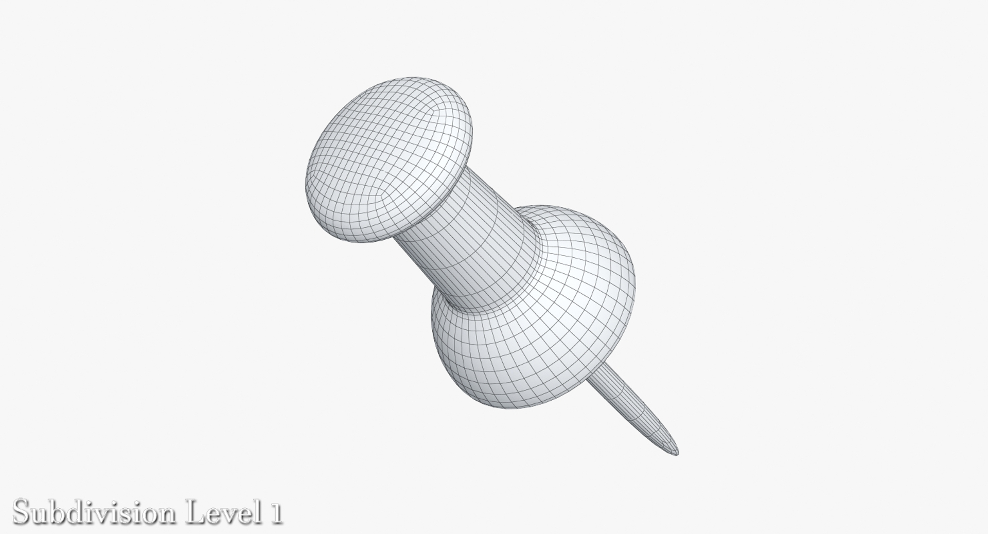 3d model pushpin pin