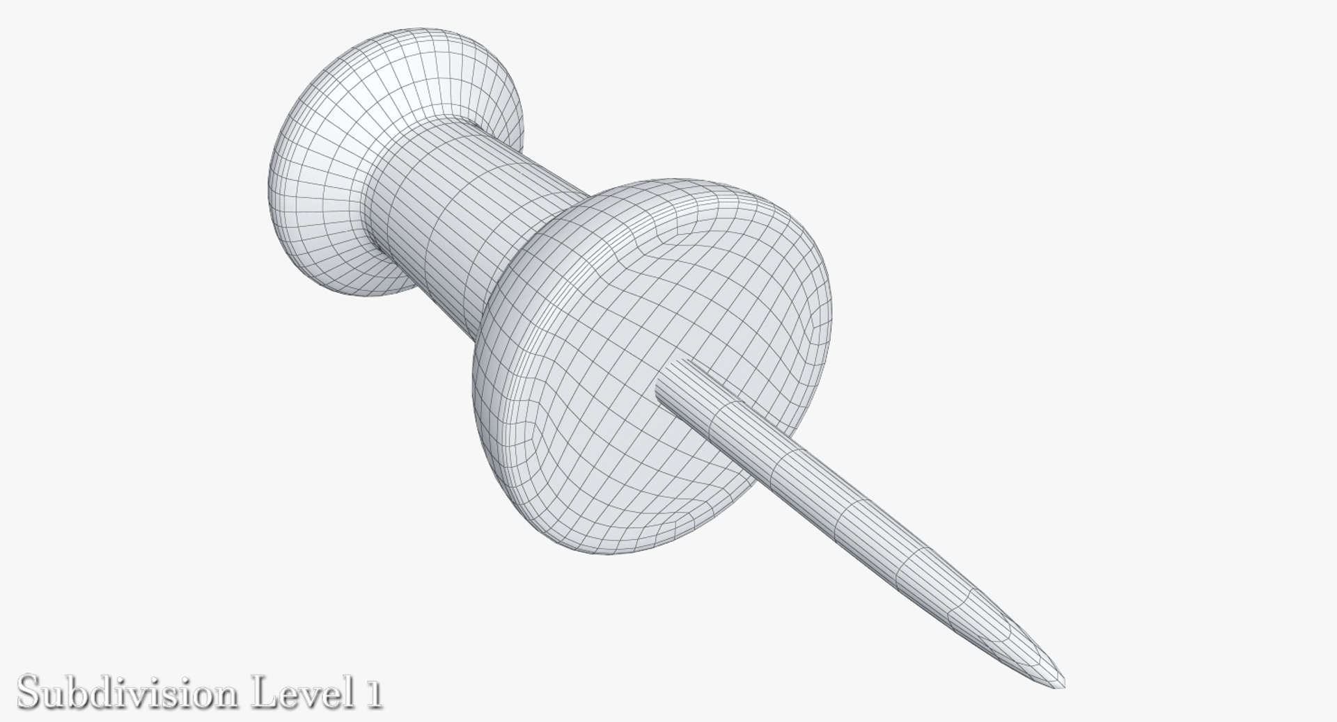 3d model pushpin pin