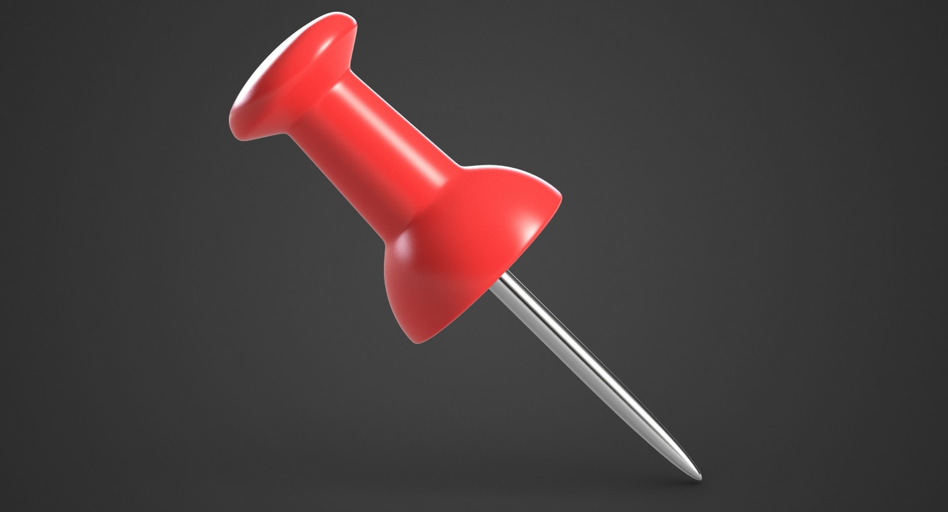 3d model pushpin pin