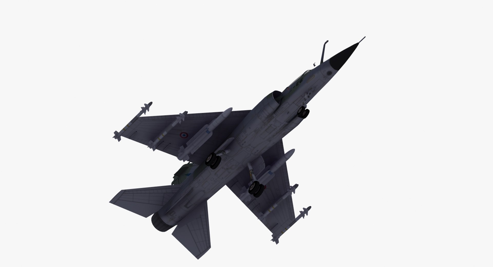 Mirage f1c fighter jet 3D model - TurboSquid 1212962