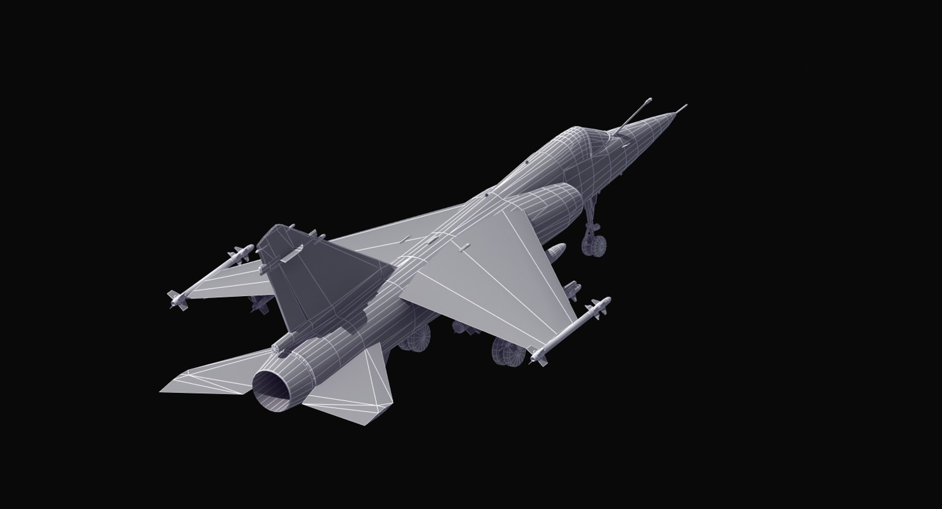 Mirage f1c fighter jet 3D model - TurboSquid 1212962