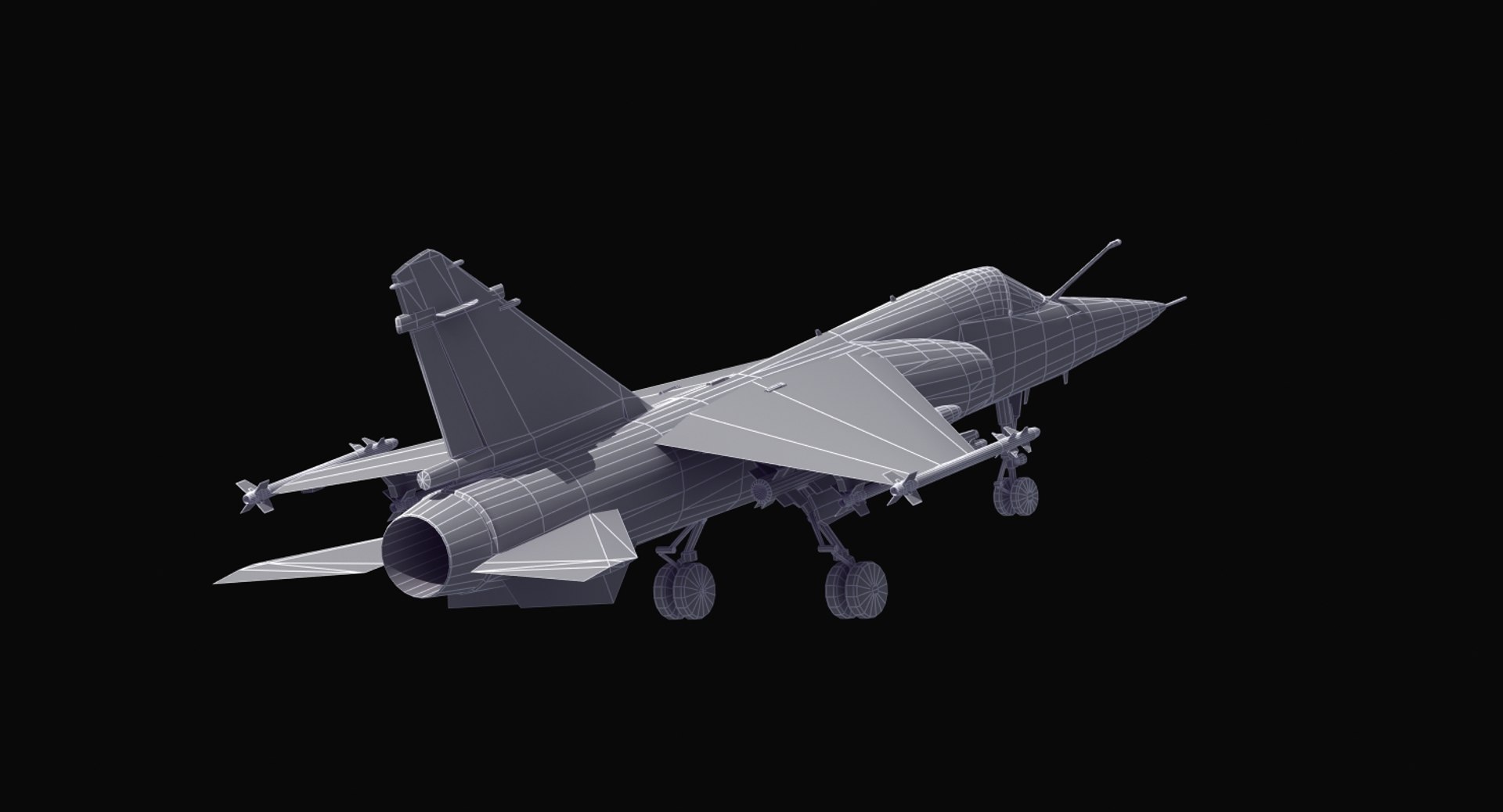 Mirage f1c fighter jet 3D model - TurboSquid 1212962