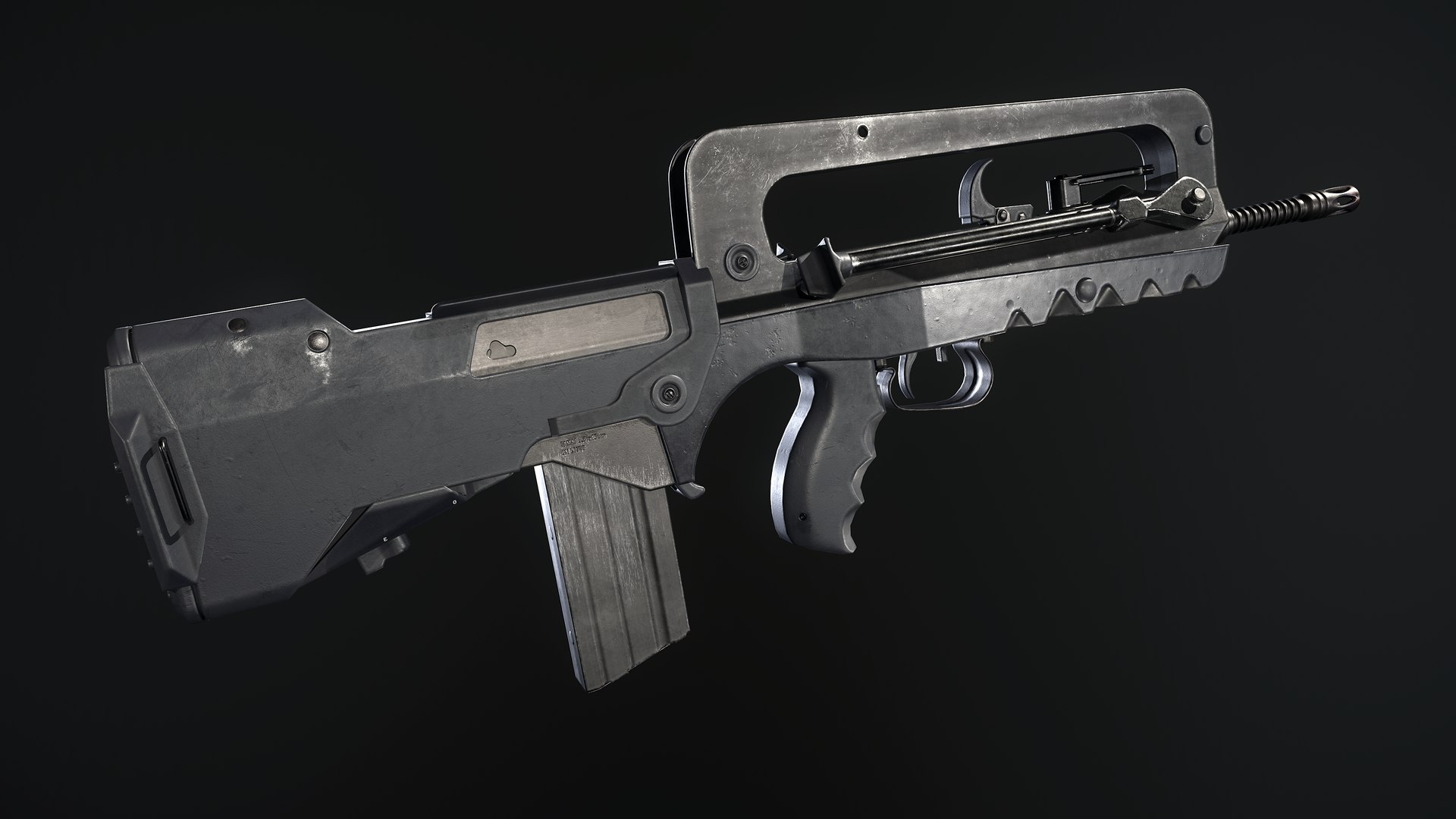3D Assault Rifle Famas F1 - TurboSquid 1499719