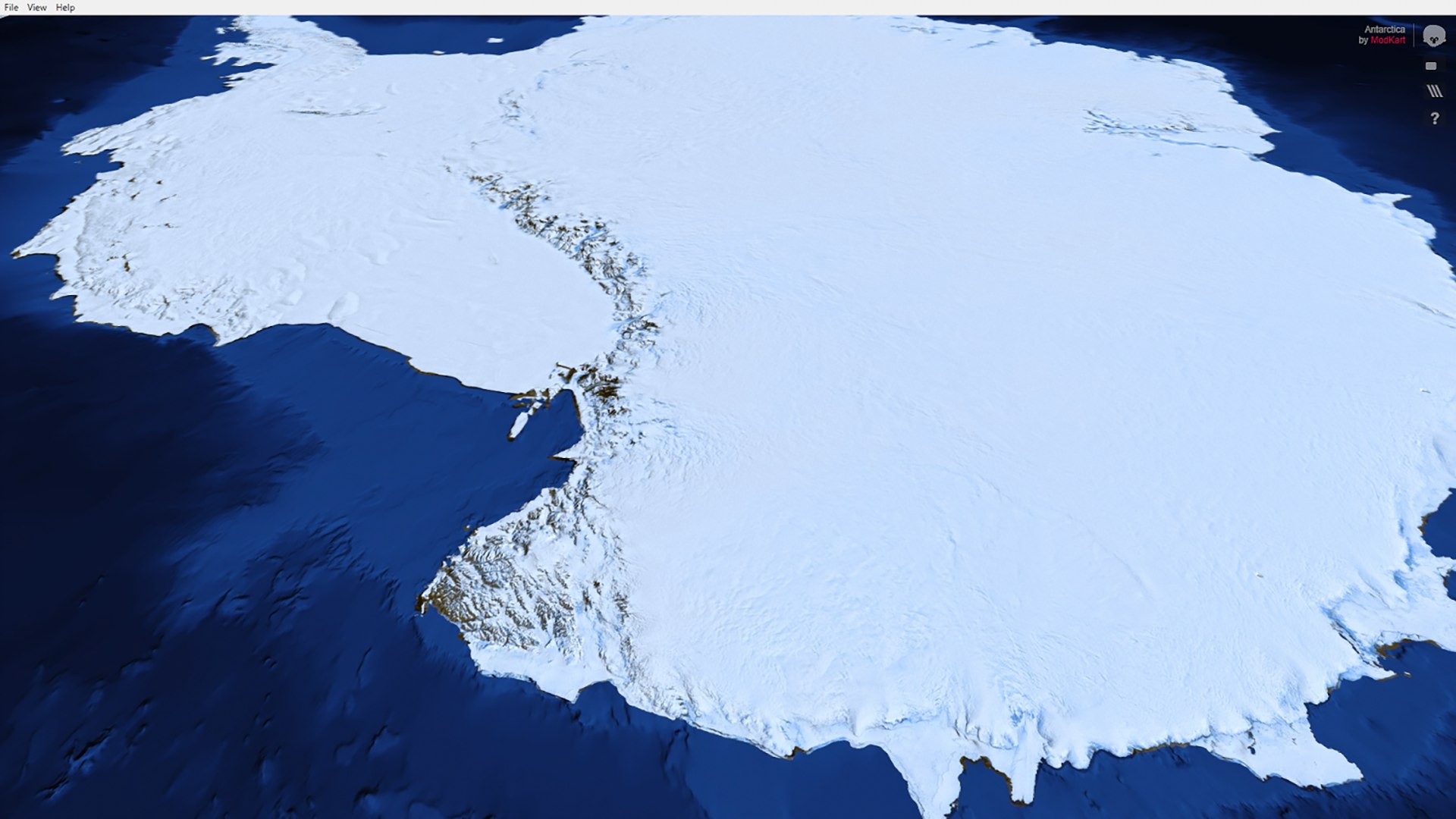 3D Antarctica Continent Map Ver 1 Model - TurboSquid 1929074