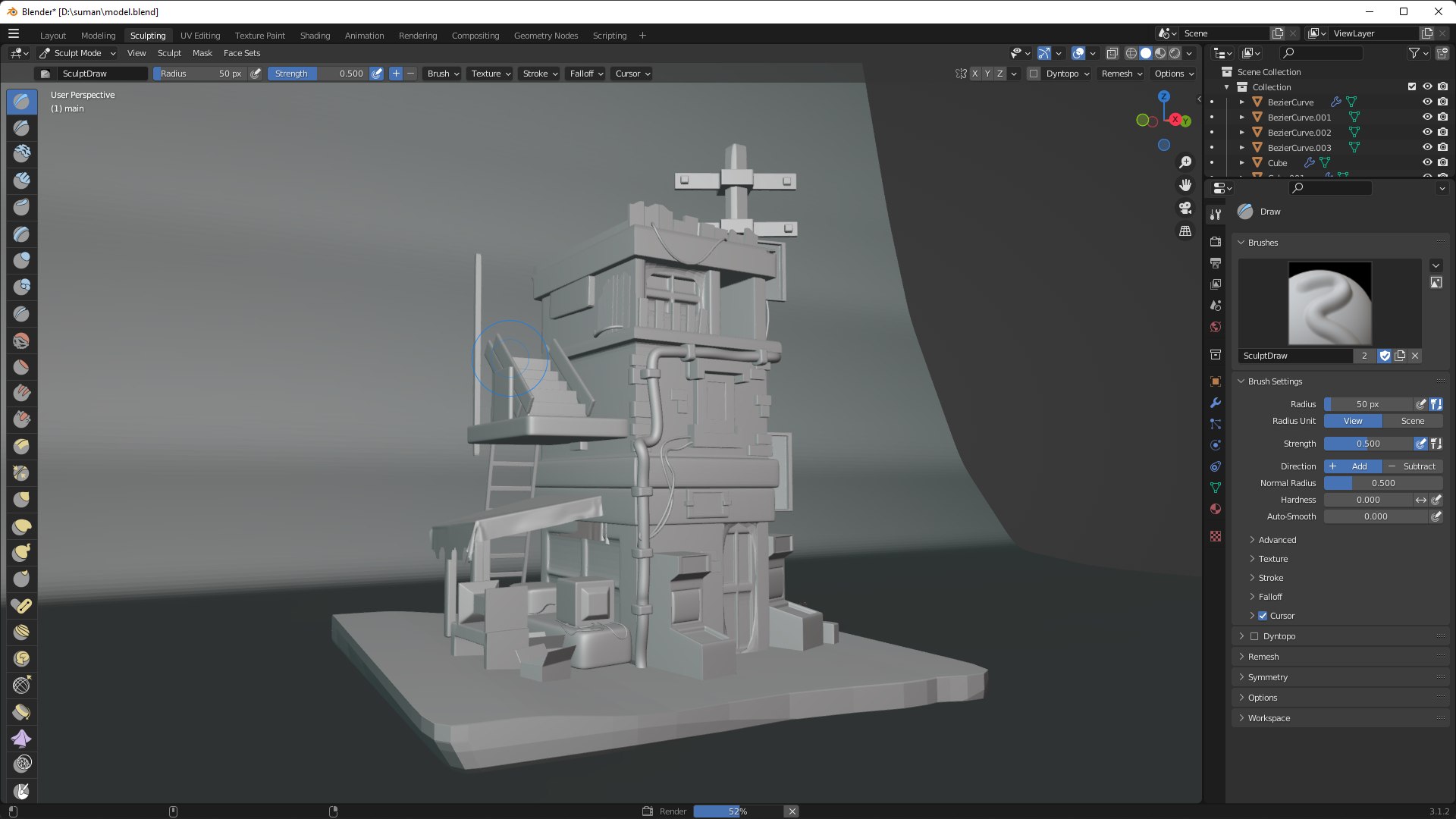 Old Game Shop 3D - TurboSquid 1904327