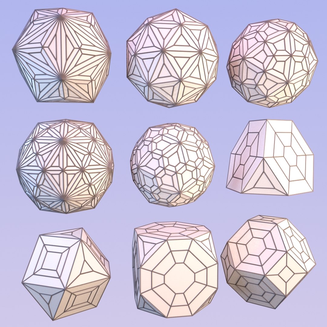 3d Model Geometric Mht-02