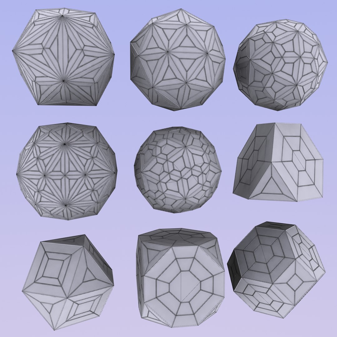 3d Model Geometric Mht-02