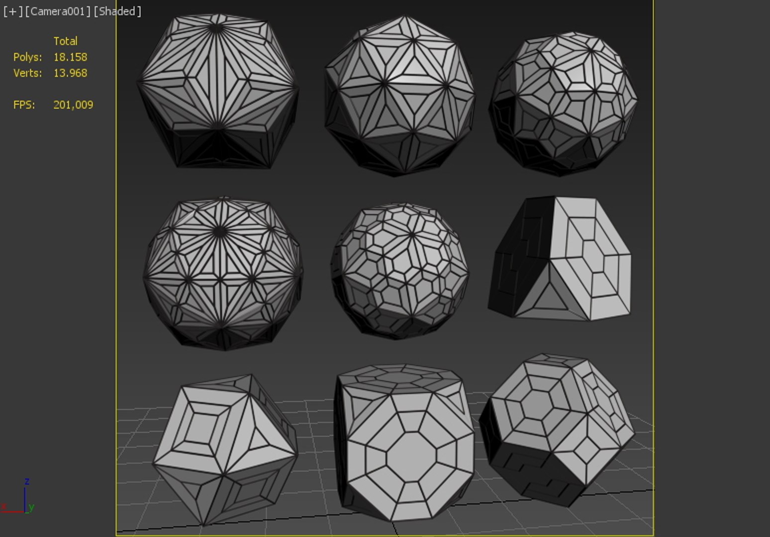 3d Model Geometric Mht-02