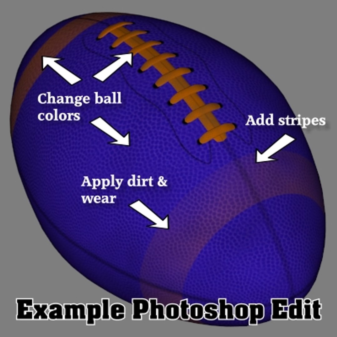 Football Ball Polygons 3d Model