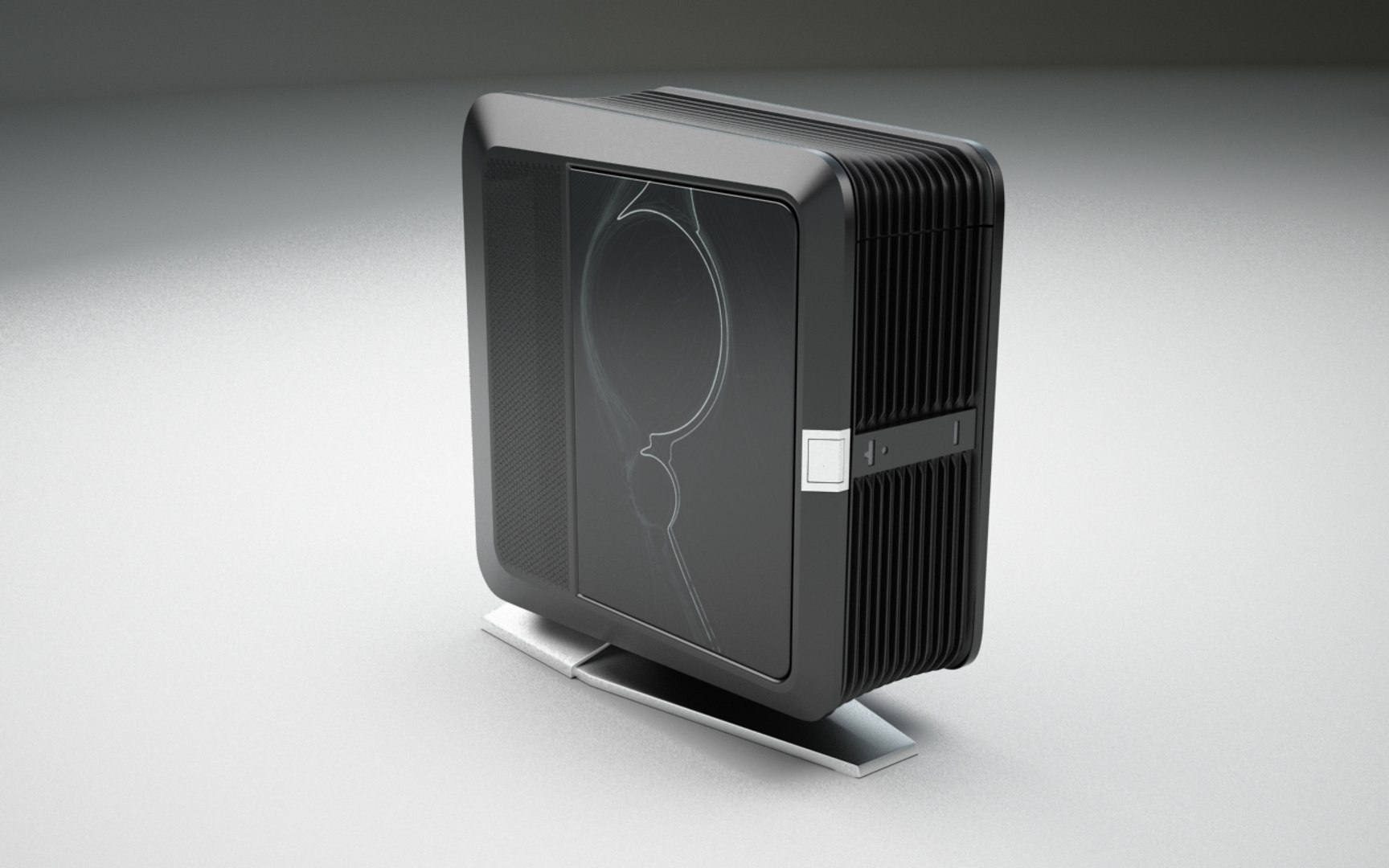 3d Model Computer Tower Hp