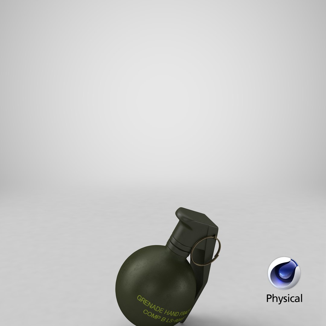 HE Grenade model - TurboSquid 1869039