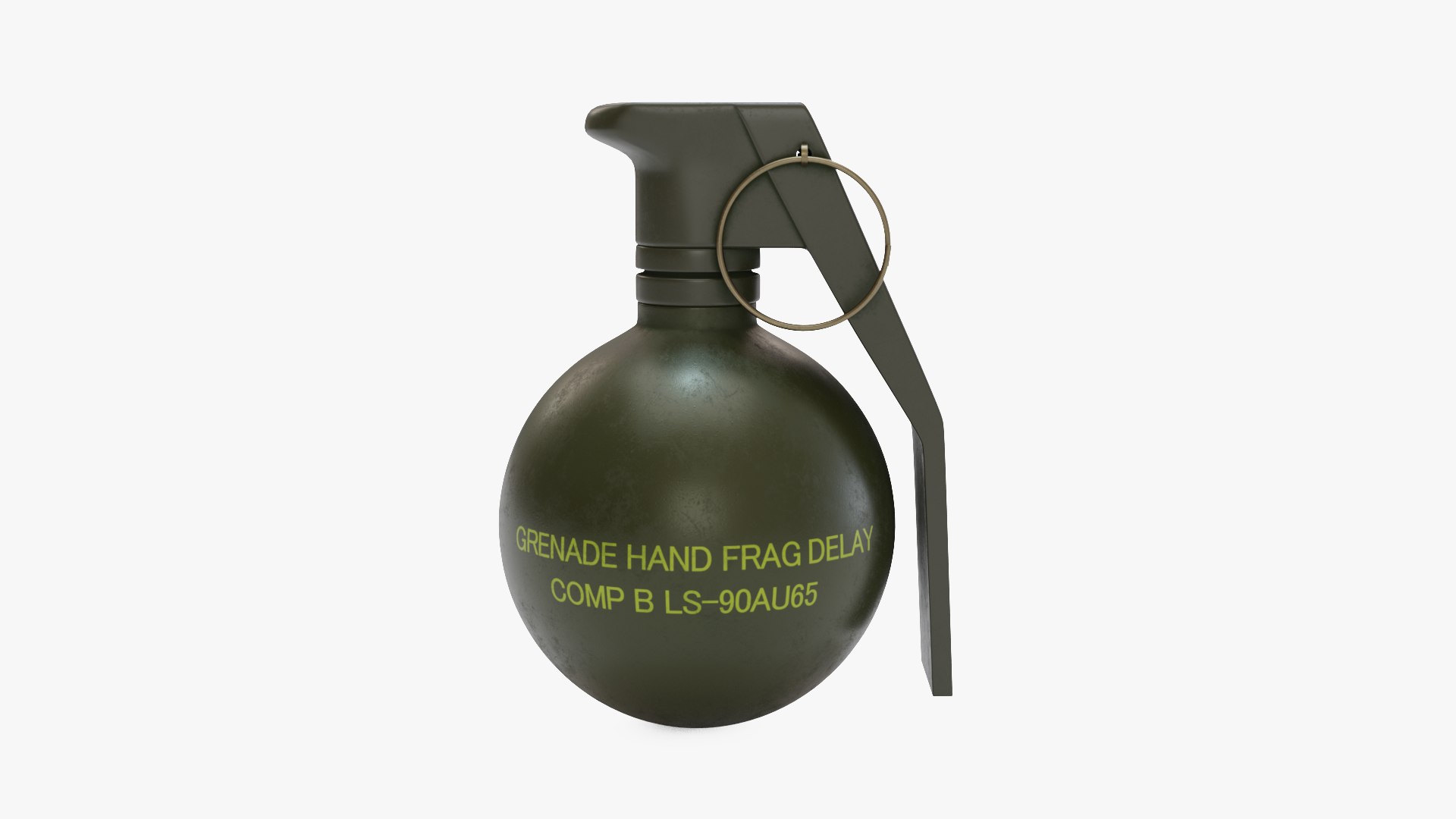 HE Grenade Model - TurboSquid 1869039
