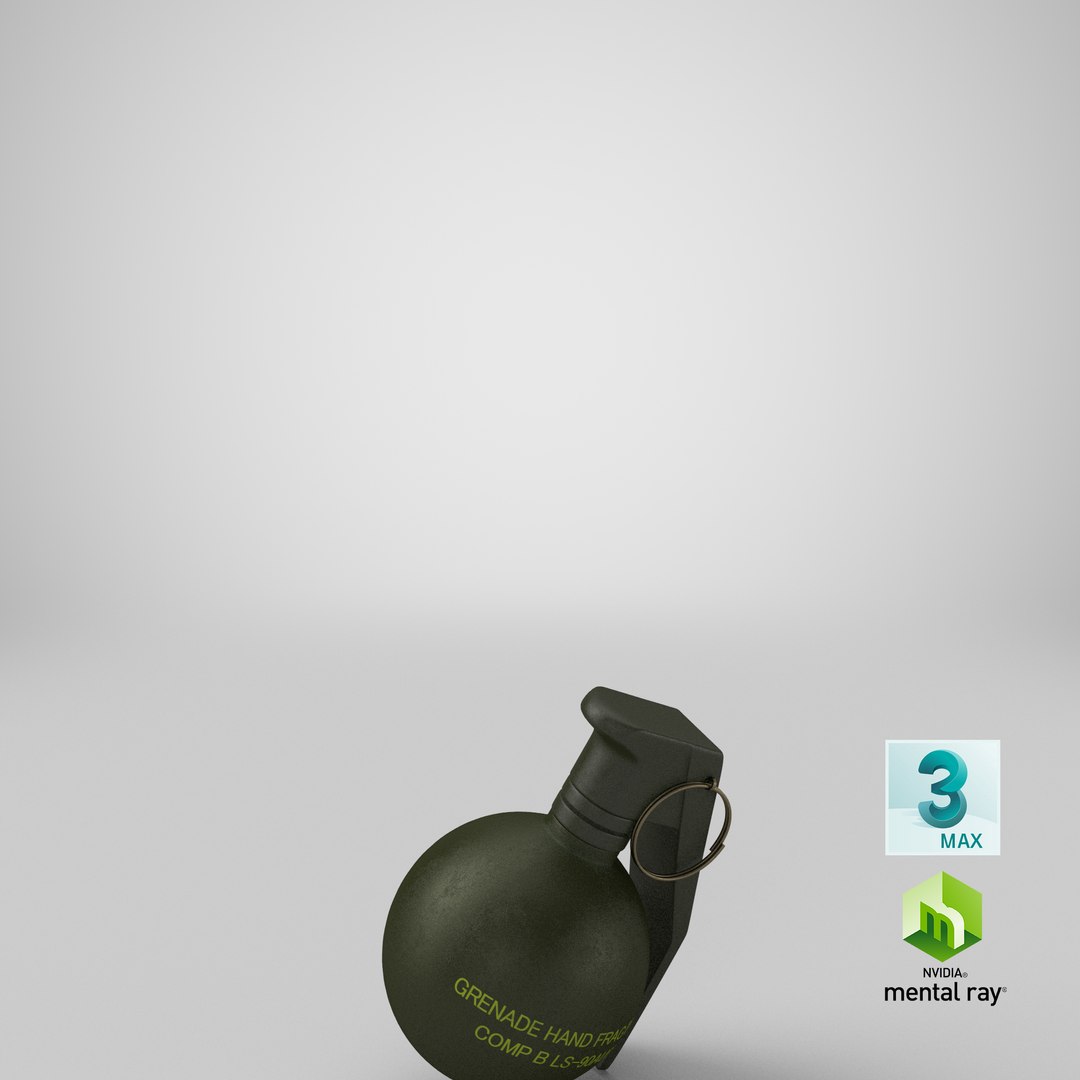 HE Grenade model - TurboSquid 1869039