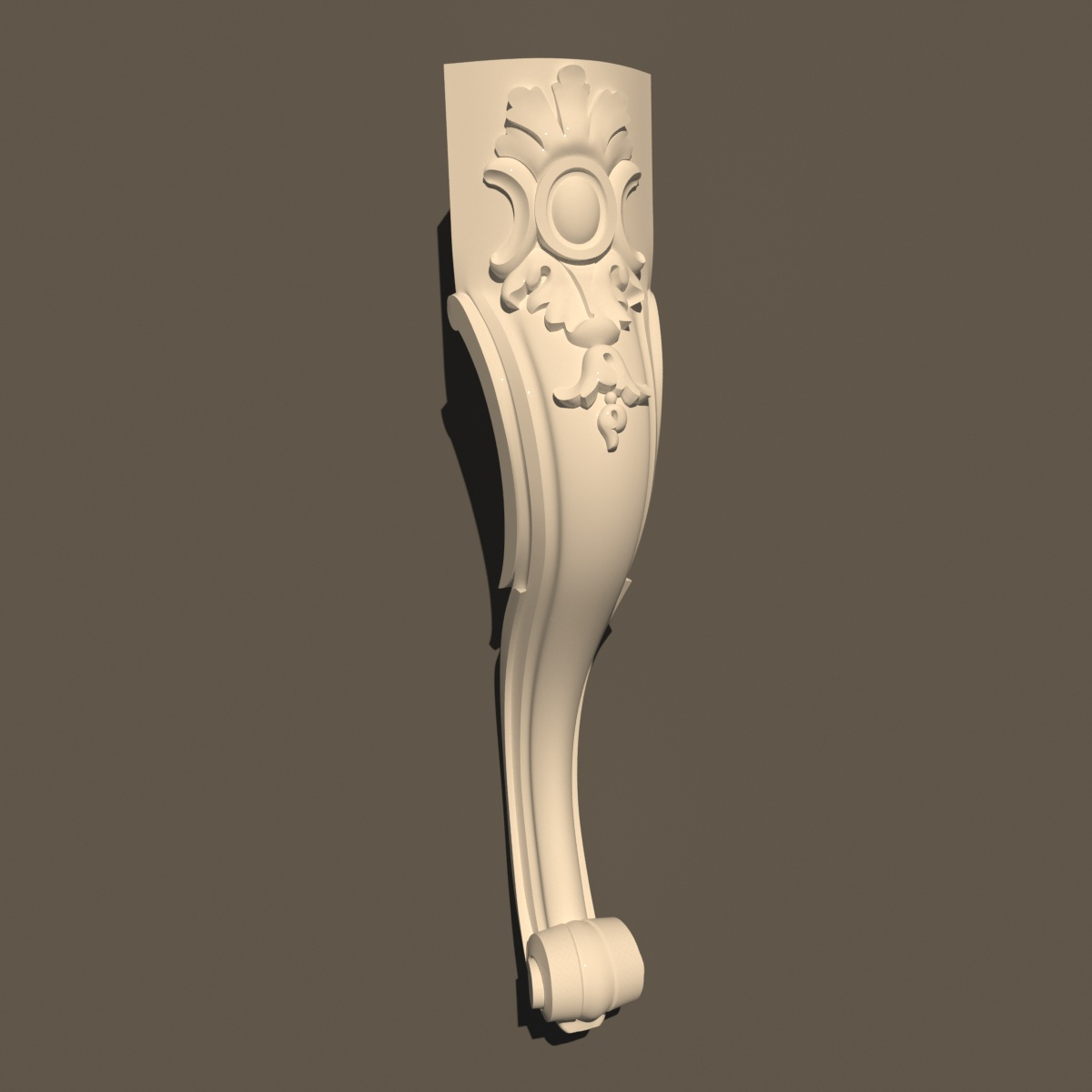 Leg cabriole model - TurboSquid 1708363