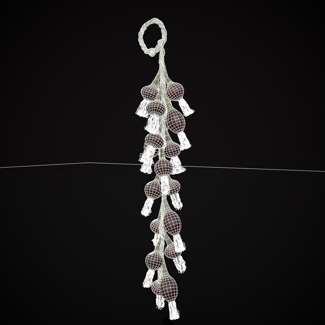 3D Six Hanging Food Stuffs - TurboSquid 2202941