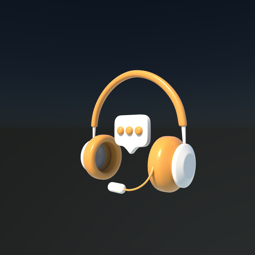 Call Center Icon 3D Model Model - TurboSquid 2335132