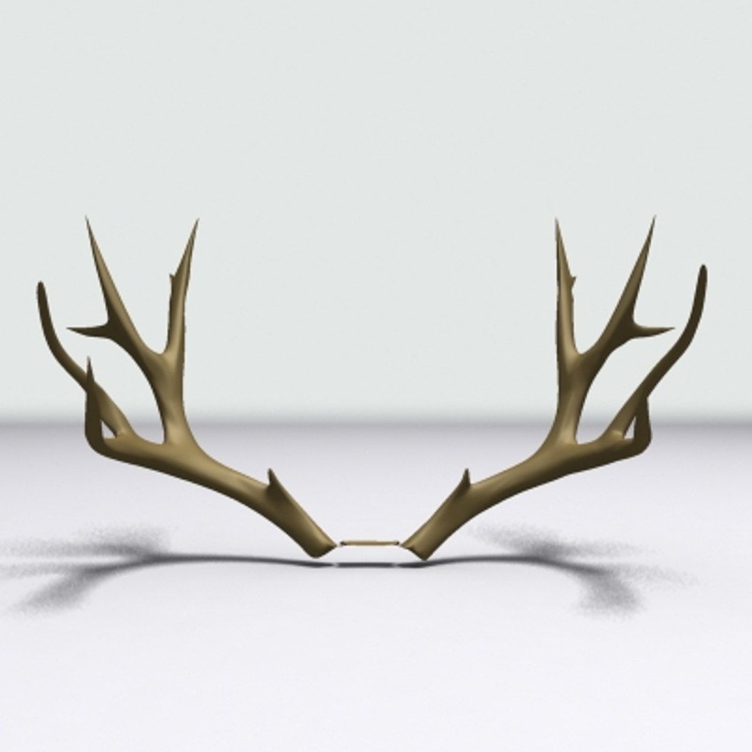 Deer Antlers Fbx