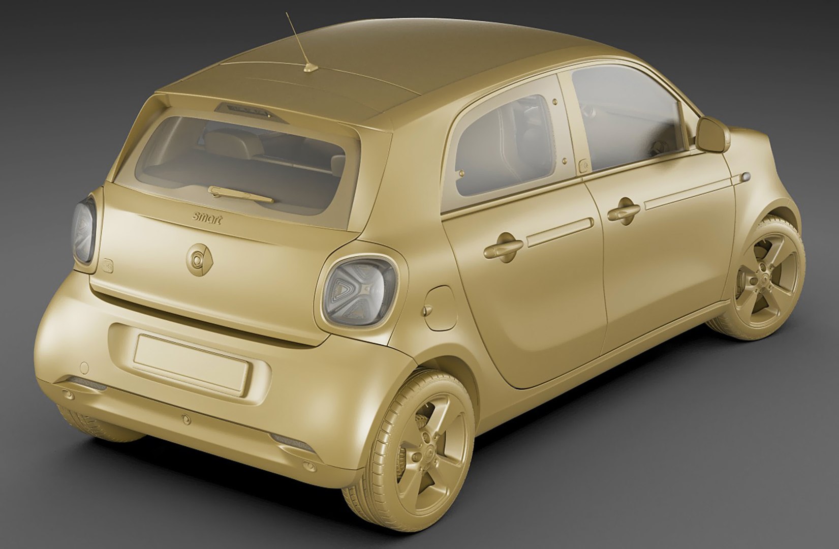 3D model smart forfour eq - TurboSquid 1522071